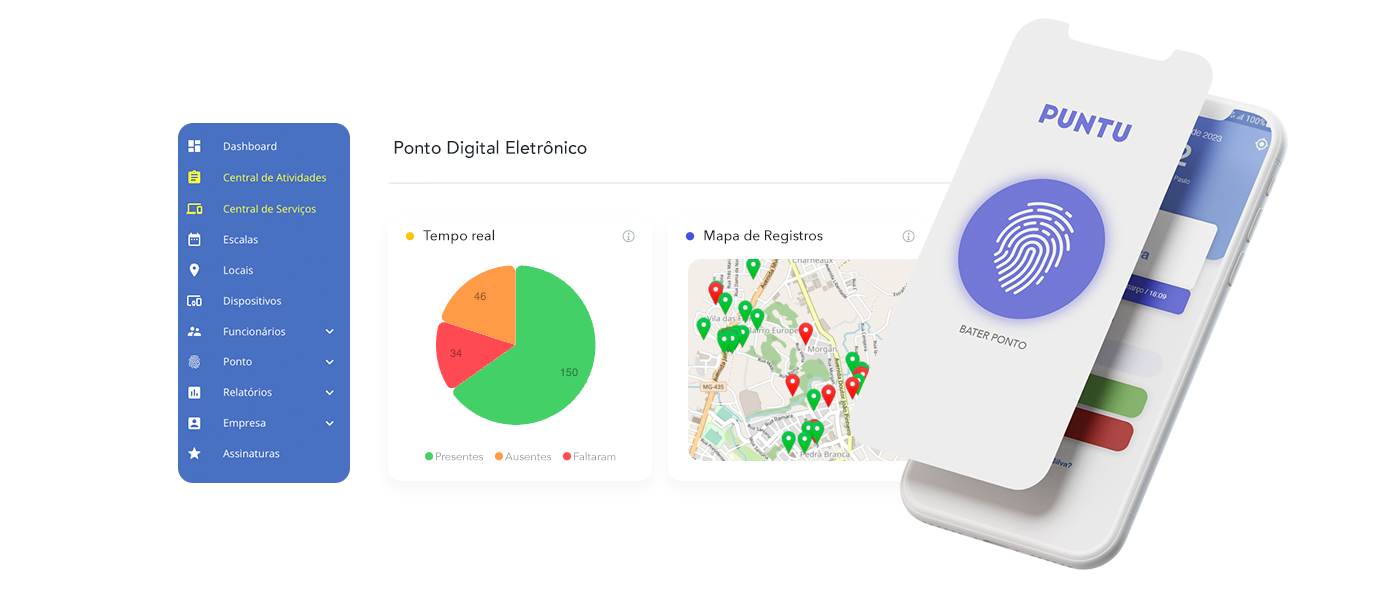 Puntu - Ponto Digital | Gestão de Ponto Eletrônico